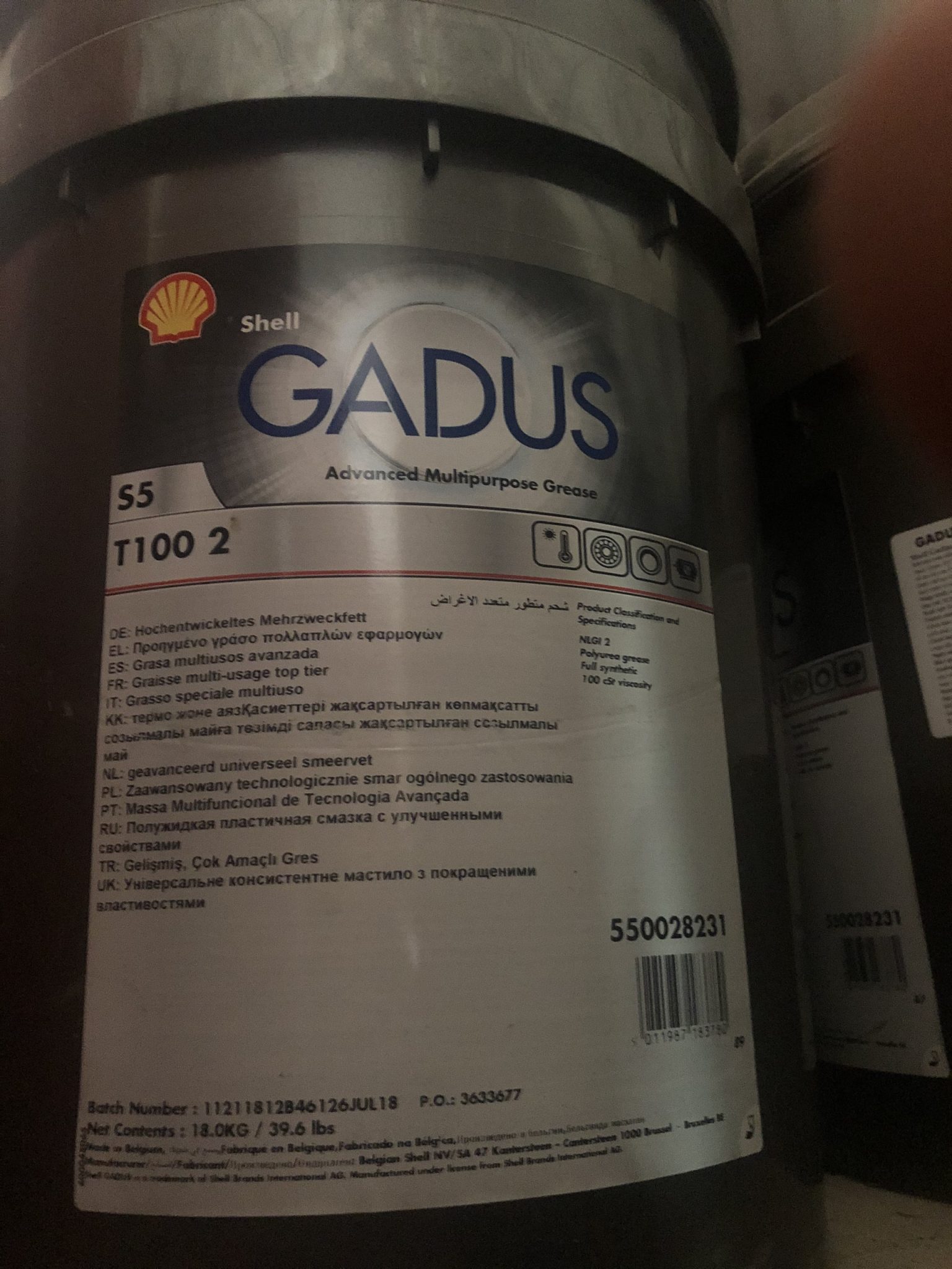 Shell Gadus S5 V220 2 Mỡ chịu nhiệt cao cấp được đặc chế từ dầu gốc ...