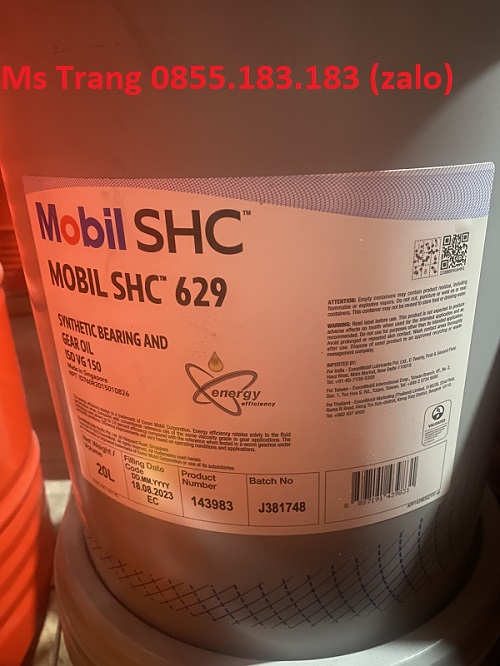 Dầu bánh răng và Ổ trục Mobil SHC 629 – daunhotchinhhang.com